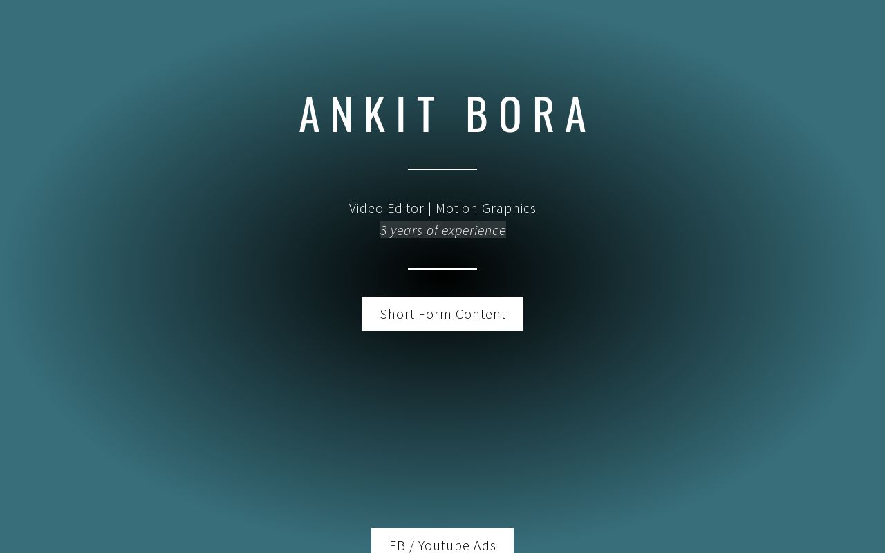 Ankit Bora - Video Editor